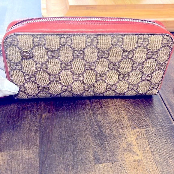 Gucci | Bags | Gucci Zip Around Wallet In Guc Authentic | Poshmark
